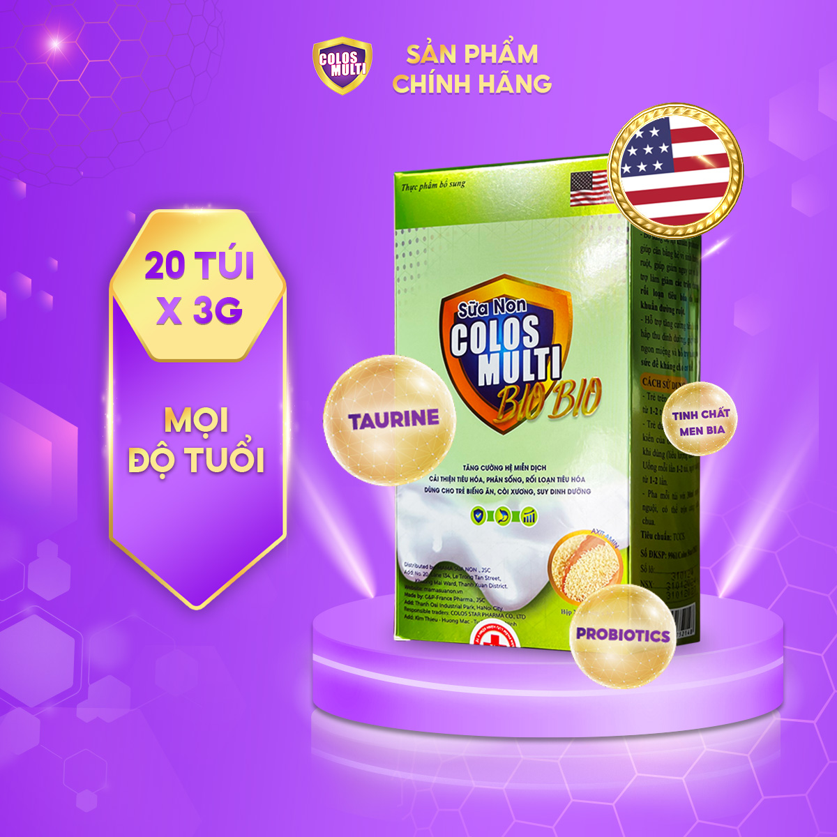 ColosMulti - Sữa non chính hãng chuẩn Mỹ