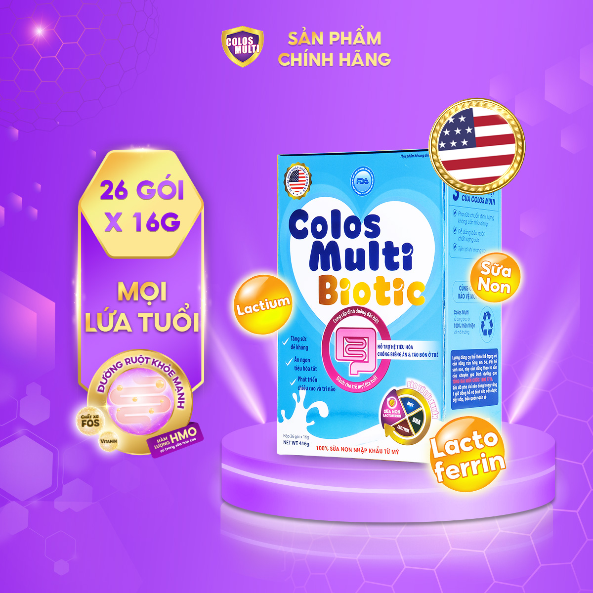 ColosMulti - Sữa non chính hãng chuẩn Mỹ