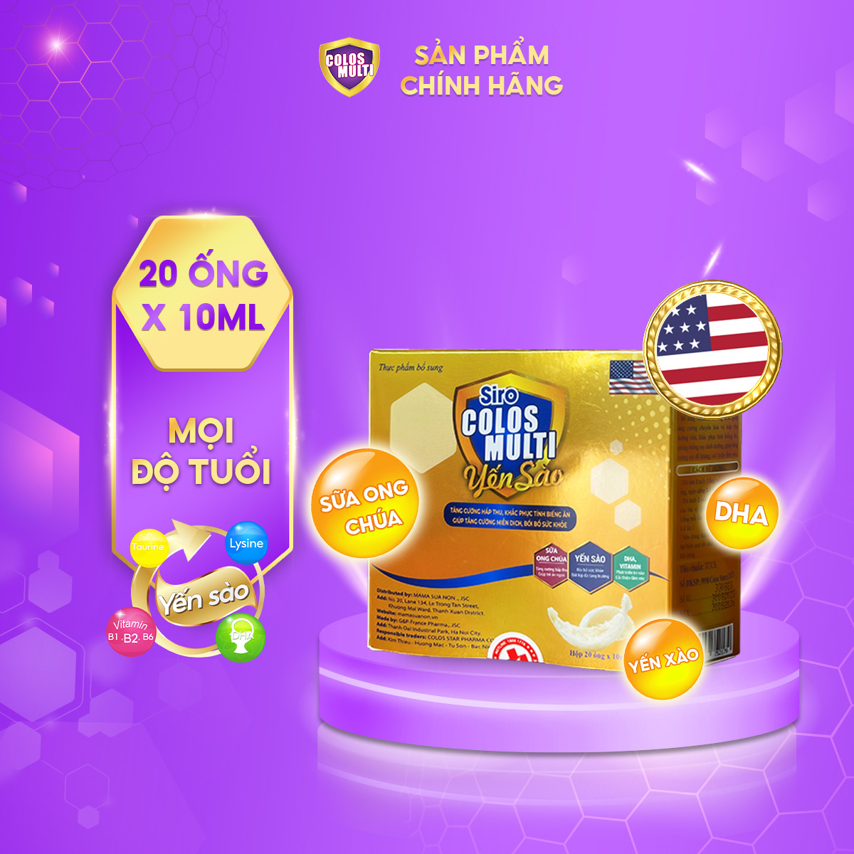 ColosMulti - Sữa non chính hãng chuẩn Mỹ